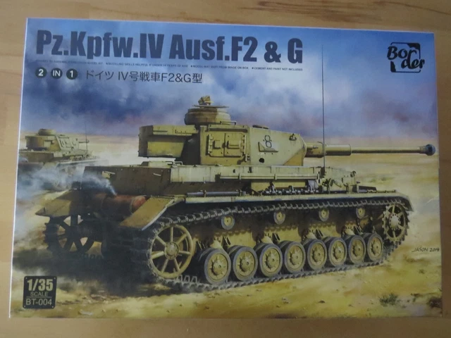 BORDER MODEL, PANZERKAMPFWAGEN IV Ausf. F2 & G ( 2 in 1 ) ; 1:35 OVP ...