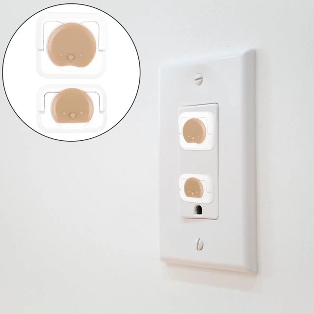 24 PCS CACHE Prise Électrique Couvre-prises Pour Bande Serrure Enfant ...