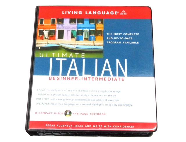 NEW RARE ULTIMATE Italian Beginner Intermediate (CD Pkg) Living ...