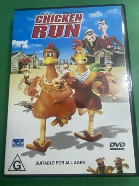 CHICKEN RUN (DVD, 2000) LIKE NEW Fast & Free Post PAL 4 Comedy Animated ...