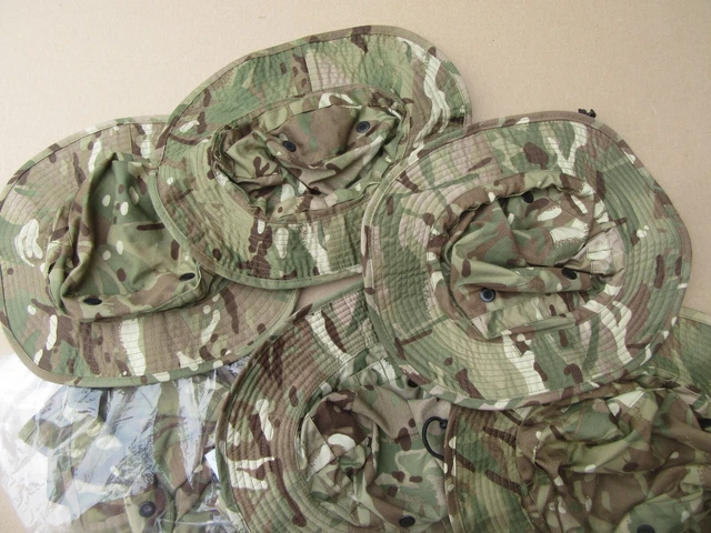 BRITISH ARMY/MARINES. UK MOD. MTP Jungle / 'Boonie' hats. Mixed. Job ...