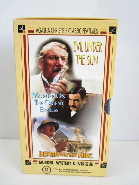 AGATHA CHRISTIE CLASSIC, Evil under the Sun, VHS Tape, Vintage Video ...