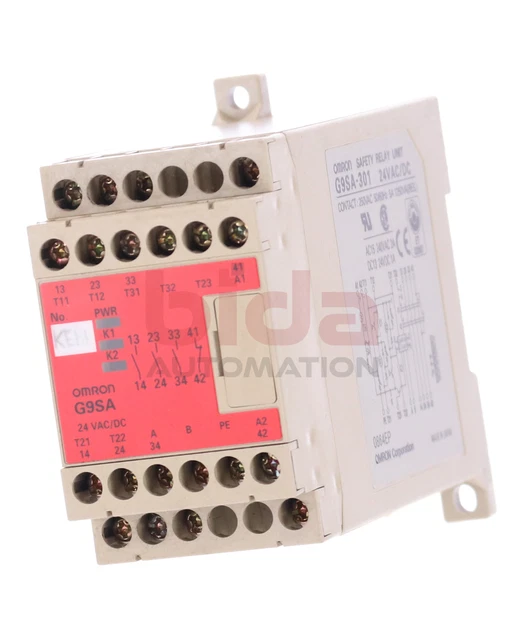 OMRON G9SA-301 24VAC/DC Safety Relay / Safety Relay 24VAC/DC 250VAC 5A ...