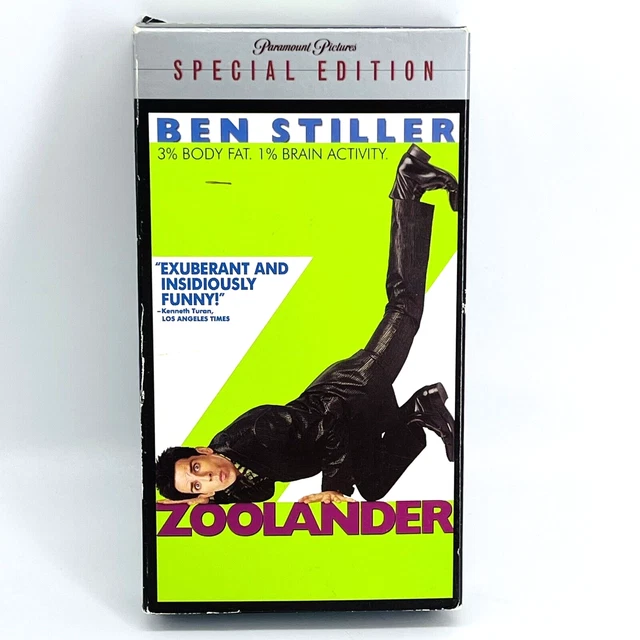 VINTAGE 2002 ZOOLANDER Special Edition Vhs-Ben Stiller & Will Ferrell ...
