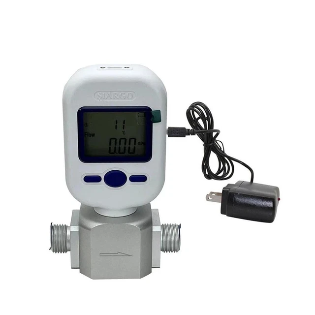 MF5712 DIGITAL GAS Flow Meter 250L/min Mass Gas Air Nitrogen Oxygen ...
