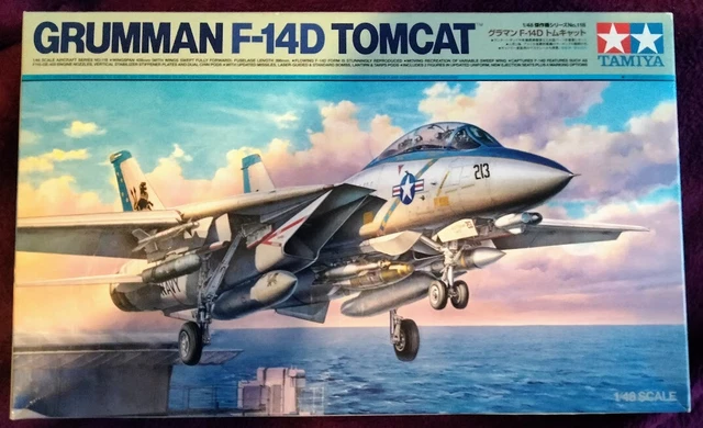 Tamiya 1 48 Grumman F 14d Tomcat Usn Fighter Model Kit 61118 Sealed
