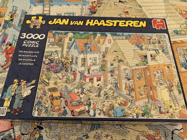 THE BUILDING SITE - 3000 Piece Jan Van Haasteren Jigsaw Puzzle £5.00 ...