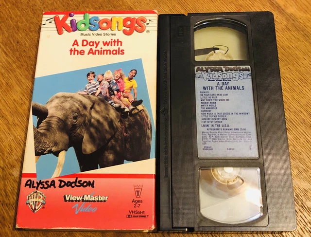 KIDSONGS: A DAY WITH THE ANIMALS VHS VIEW-MASTER VIDEO Music Video ...