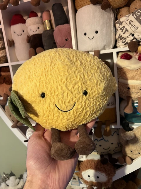 JELLYCAT AMUSEABLES MEDIUM Lemon Soft Toy Plush Collectable BNWT £65.00 ...