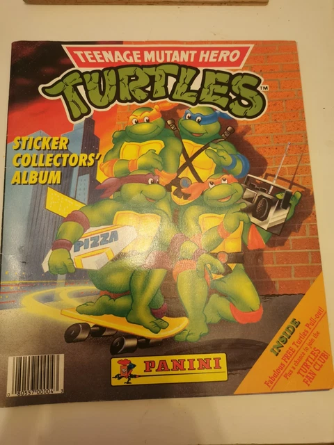 TEENAGE MUTANT HERO Turtles TMNT (Panini Sticker Album 1990) with ...