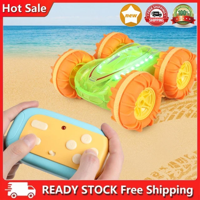 AMPHIBIOUS REMOTE CONTROL Car Boat 2.4GHz 4WD RC Stunt Car for Kids ...