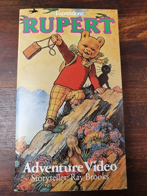 RUPERT THE BEAR ADVENTURE VIDEO Betamax Video pre cert Ray Brooks £10. ...
