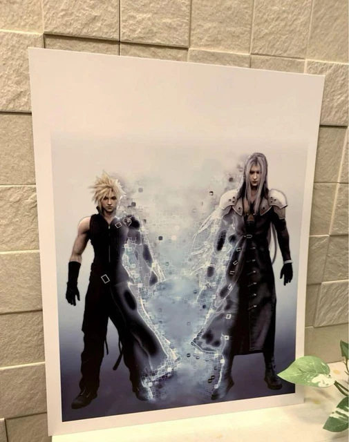 FINAL FANTASY VII Cardboard Poster High Definition Art $69.99 - PicClick