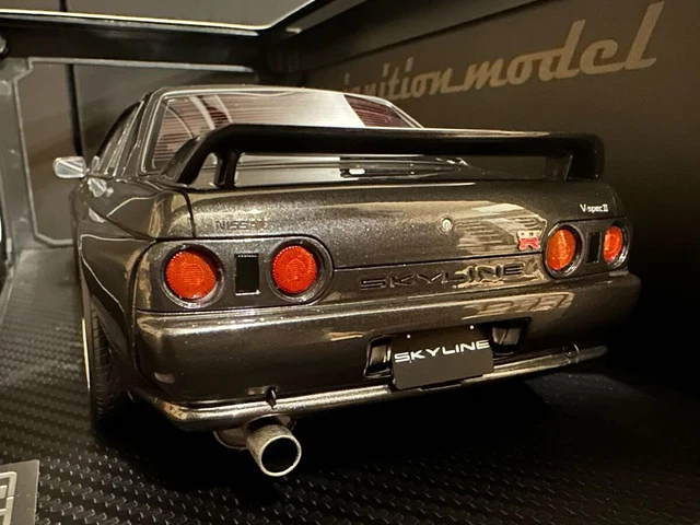 IGNITION MODEL 1/18 Nismo R32 GT-R S-Tune Gun Gray Metallic Diecast ...