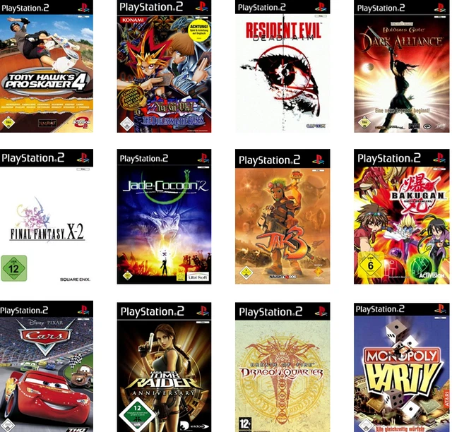SONY PLAYSTATION 2 Spiele PS2 Auswahl wie Soul Calibur Tekken Baldur CD ...