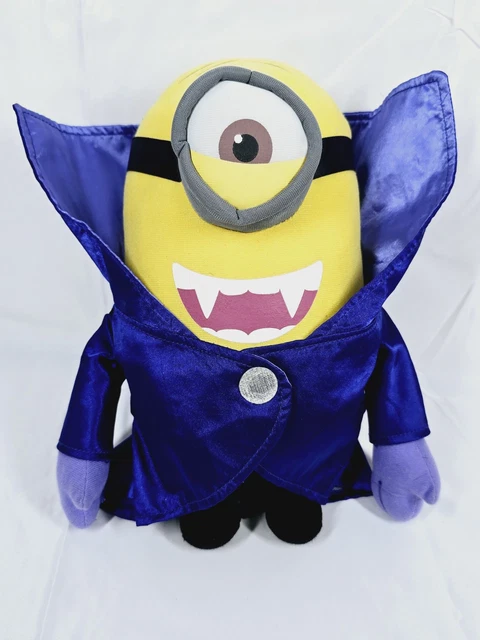 MINIONS DRACULA / Vampire Minion Soft Toy Plush 12" Whitehouse Leisure ...