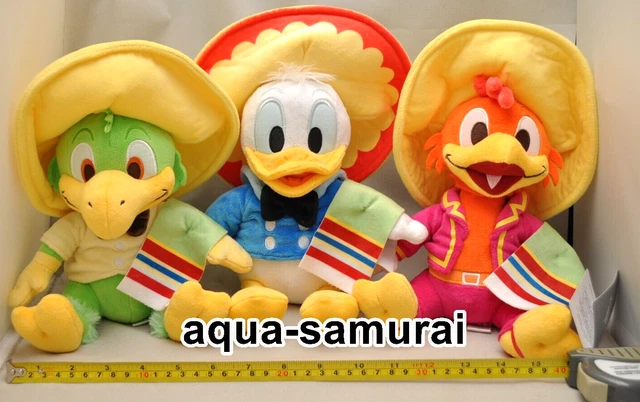 DISNEY STORE JAPAN Three Caballeros Plush Toy Jose Carioca Panchito ...