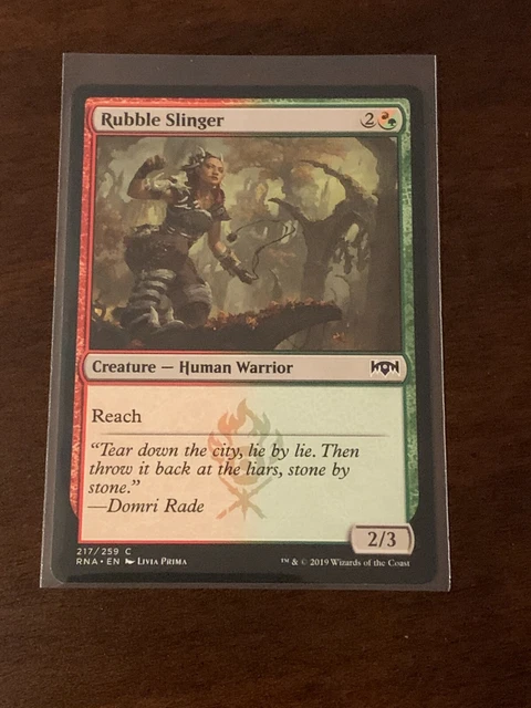 MAGIC THE GATHERING Ravnica Allegiance Rubble Slinger EUR 1,38 ...