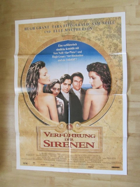 FILMPLAKAT - VERFÜHRUNG der Sirenen (Hugh Grant, Sam Neill) EUR 1,99 - PicClick DE