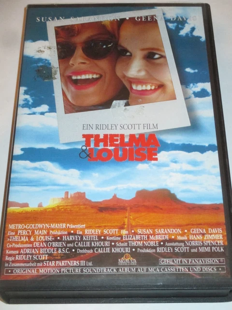 MGM - THELMA & Louise - VHS/Action/Susan Sarandon/Geena Davis/Harvey ...