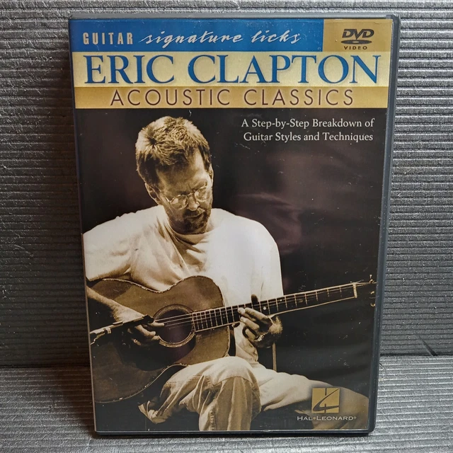 ERIC CLAPTON: ACOUSTIC Classics DVD With Doug Boduch * Learn To Play ...