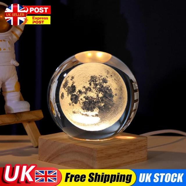 8CM WOODEN LIGHT Up Base LED Light Display Base Warm Light Art Table ...