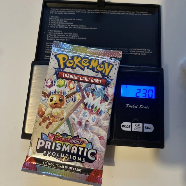 PRISMATIC EVOLUTIONS BOOSTER Pack Pokémon - Heavy 30.g £27.75 - PicClick UK