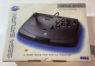 SEGA SATURN VIRTUA Stick Original Arcade Controller #80112 Complete in ...