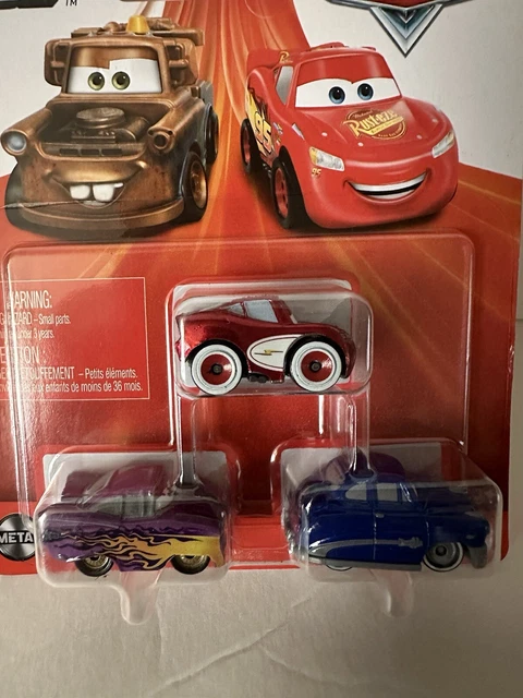 DISNEY PIXAR CARS Mini Racers(Ramon/Lightning McQueen/Doc Hudson) $11. ...