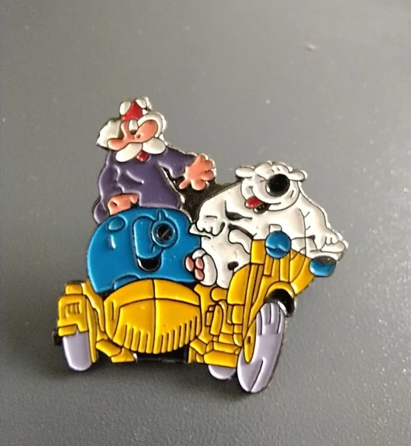 PIN'S PERSONNAGE DE Bd.. CUBITUS..Side-car Jaune EUR 6,50 - PicClick FR
