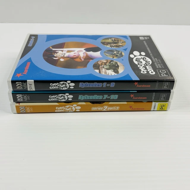 CREATURE COMFORTS SERIES 1 Part 1 & 2 Series 2 Part 2 DVD Region 4 PAL Tracked $24.99 - PicClick AU