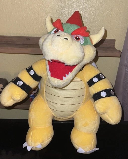 BOWSER BUILD A Bear Workshop Super Mario Bros Nintendo BAB Soft Plush ...