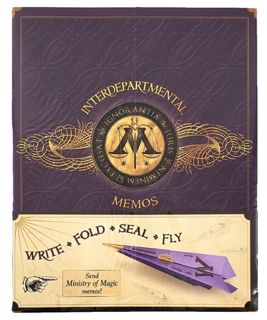 UNIVERSAL STUDIOS HARRY Potter Ministère Of Magic Vol Mémos Neuf Avec ...