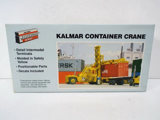 HO SCALE WALTHERS Cornerstone Kalmar Container Crane Kit Nos New Mib ...