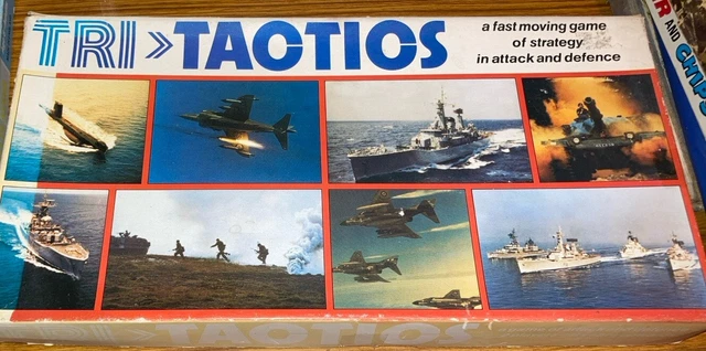 RARE VINTAGE TRI Tactics Strategy Game in Attack & Defence 60's/70 £19. ...