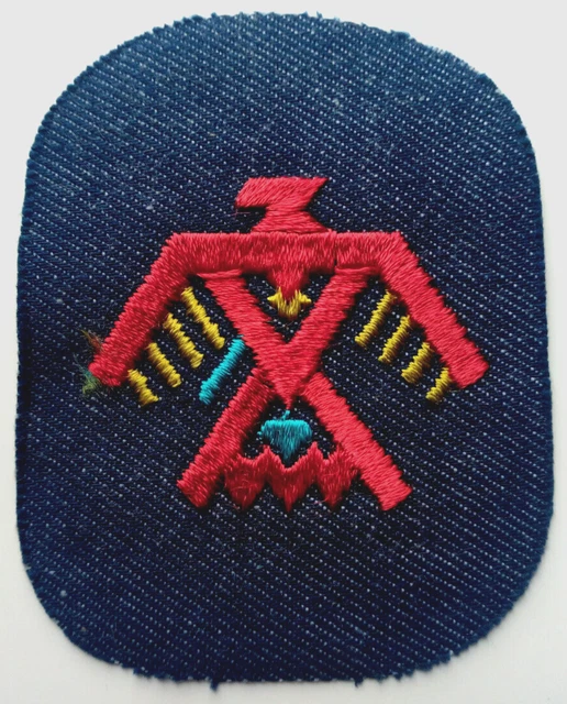 1970S NATIVE AMERICAN Eagle Denim Patch Badge Crest $14.00 - PicClick CA