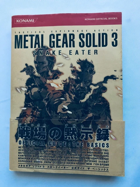 METAL GEAR SOLID 3 Snake Eater Official Guide The Basics Strategy Book ...