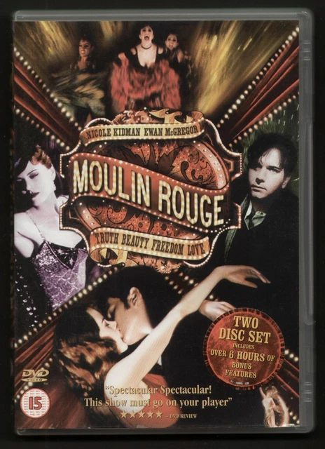 MOULIN ROUGE NICOLE Kidman Ewan McGregor 2 DVDs 2001 £1.79 - PicClick UK