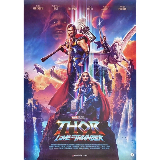 AFFICHE THOR LOVE AND THUNDER Marvel Chris Hemsworth A11 EUR 49,50 - PicClick FR