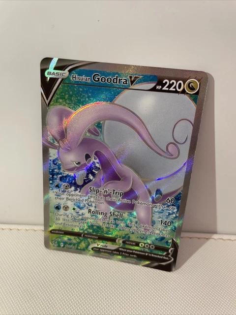 HISUIAN GOODRA V full art 187/196 Pokémon TCG Lost Origin EUR 10,50 ...