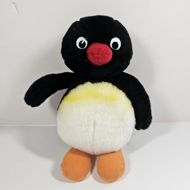 PINGU 1992 8& Plush Soft Cuddly Toy Penguin By Golden Bear BBC Vintage ...