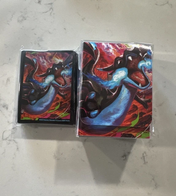 MEGA CHARIZARD X EX UPC Ultra Premium Collection Deck Box And Sleeves ...