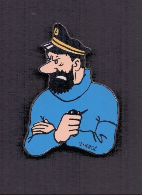 HERGE . MAGNET En Bois Tintin ( Capitaine Haddock ) . EUR 5,00 ...
