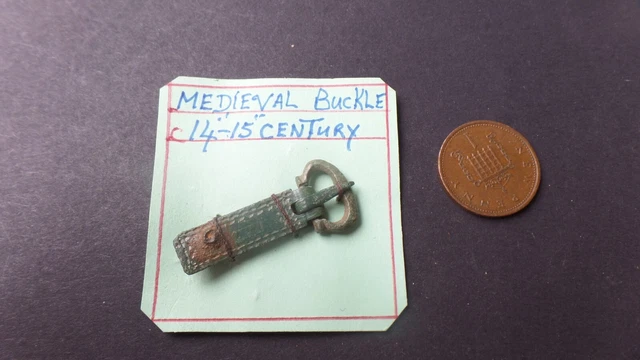 MEDIEVAL BUCKLE from an OLD COLLECTION found metal detecting finds ...