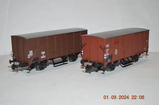 ROCO (46820, 46823) - Güterwagen der ÖBB, DB, Ep. III, Spur H0, M 1:87 ...