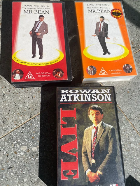 ROWAN ATKINSON LIVE and Mr Bean Vhs Tapes $16.00 - PicClick AU