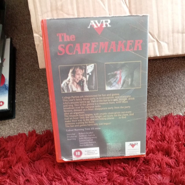 SCAREMAKER BIG BOX Ex Rental VHS Horror Film AVR Vintage Horror VHS £11 ...