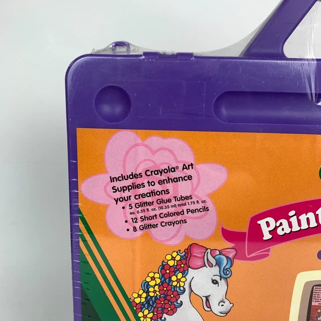 CRAYOLA PAINT 'N PLAY PONY CD-ROM Activity Kit 1998 IBM Coloring PC ...