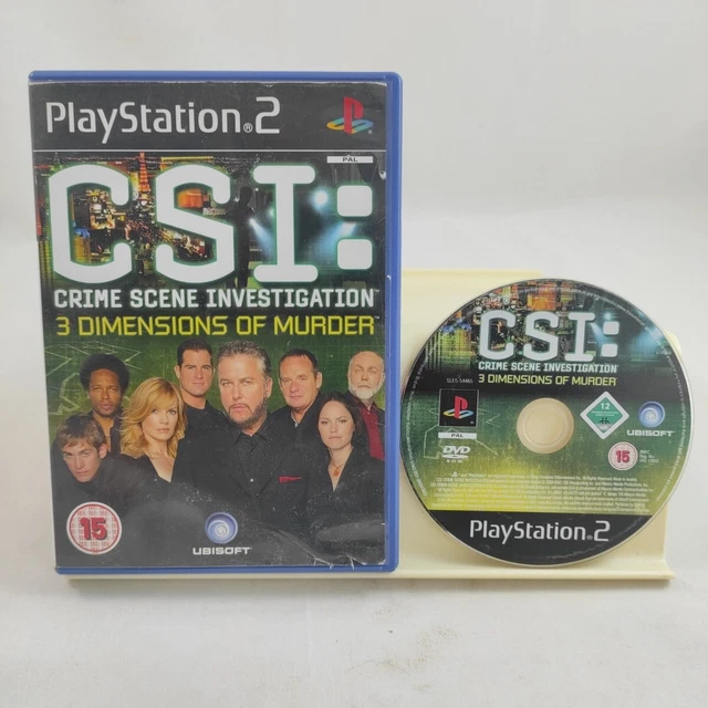 CSI CRIME SCENE INVESTIGATION 3 DIMENSIONS OF MURDER PlayStation 2 Jeu ...