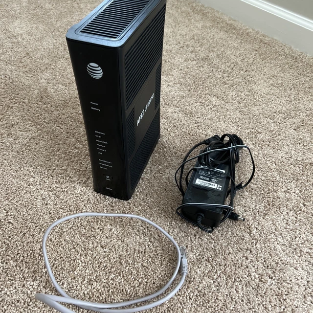 ROUTER MÓDEM INALÁMBRICO a Internet puerta de enlace AT&T U-Verse Pace ...